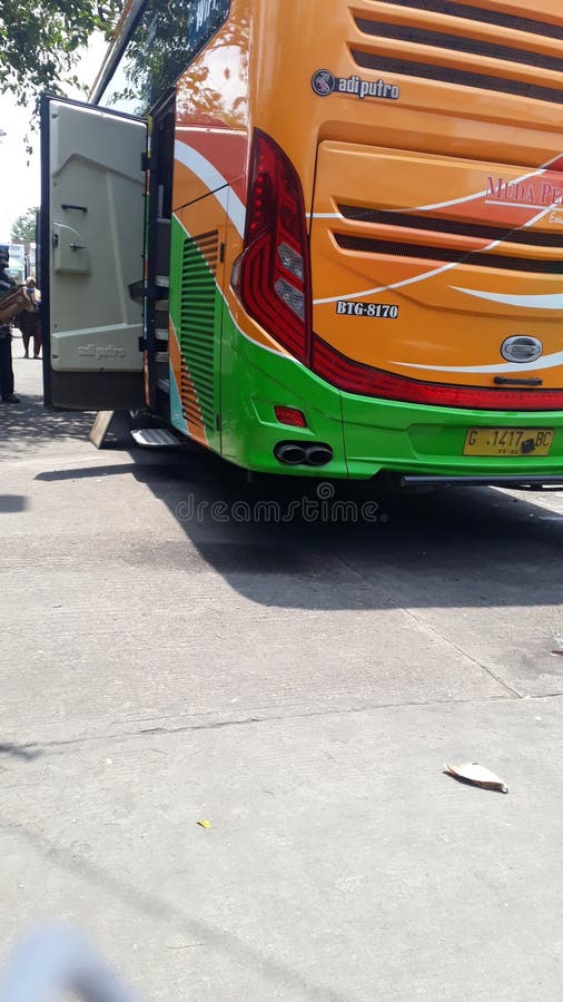 City Bus of Java Semarang Central Java Editorial Stock Photo - Image of ...