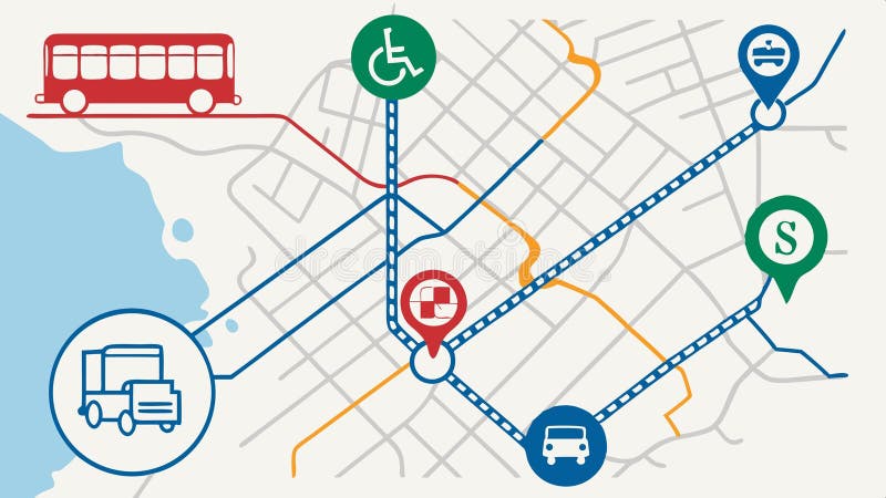 Bus Route Map Stock Illustrations – 2,220 Bus Route Map Stock ...