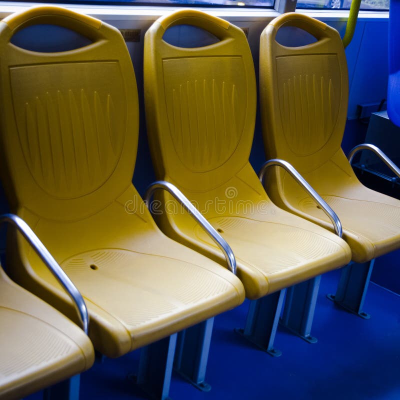 City bus seat stock photo. Image of line, motor, long - 23767794