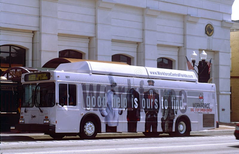 City bus signage editorial photography. Image of city - 21365137