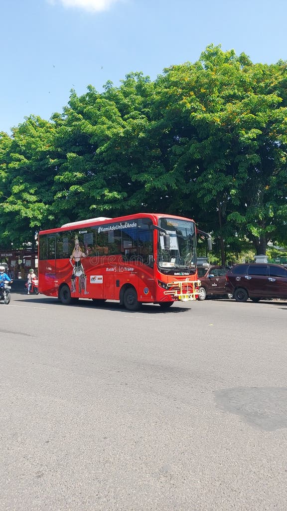 City Bus Transportation in Solo Central Java Editorial Stock Photo ...