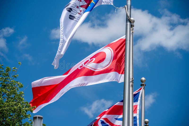 City of Calgary Flag stock image. Image of region, state - 250783271