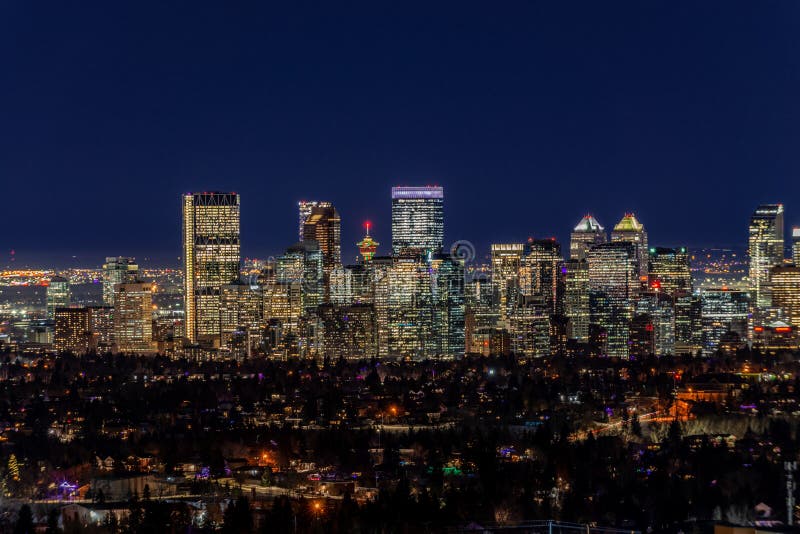 1,642 Calgary Skyline Night Stock Photos - Free & Royalty-Free Stock ...