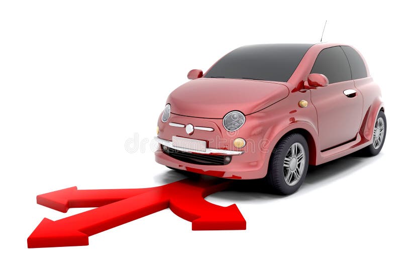 City car directions stock illustration. Illustration of transport - 8345432