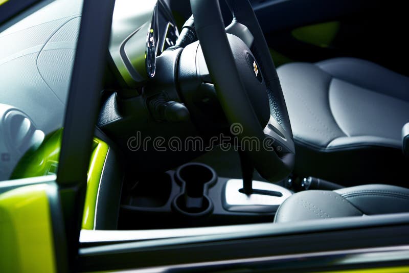Car Interior Driver Side stock image. Image of seats - 44267533