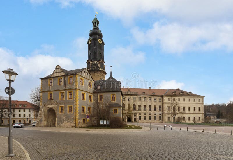 City Castle at Weimar stock image. Image of unesco, world - 244391551