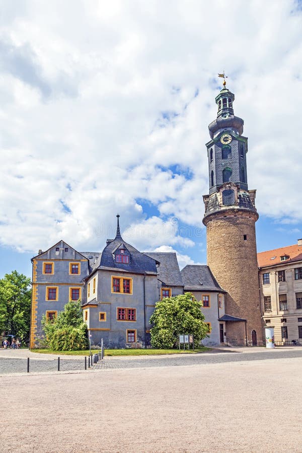 City Castle of Weimar in Germany Stock Photo - Image of houses, hall ...