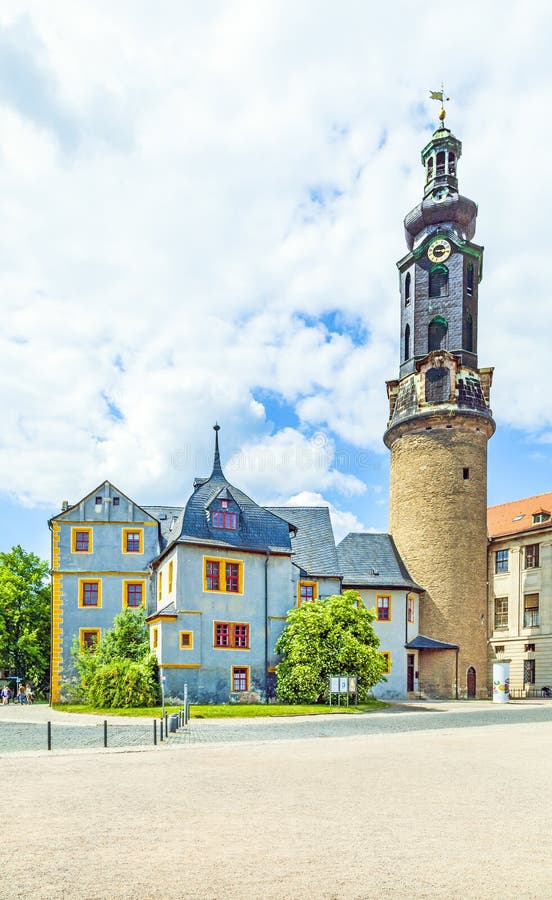 City Castle of Weimar in Germany Stock Image - Image of europe, built ...