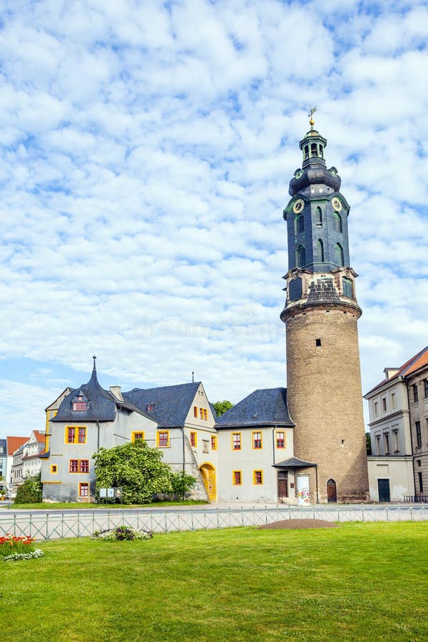 City Castle of Weimar in Germany Stock Image - Image of bell, heritage ...