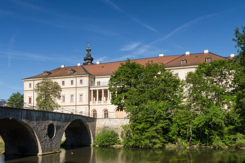City Castle of Weimar at the River Ilm Stock Photo - Image of weimar ...