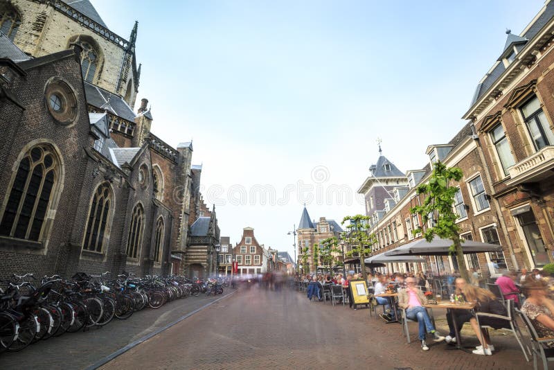 City Center of Haarlem, the Netherlands Stock Image - Image of ...