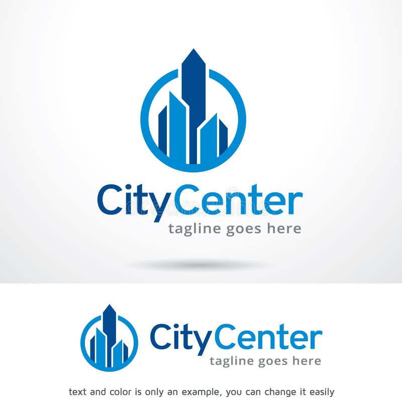 City Center Logo Template Design Vector Stock Vector - Illustration of ...