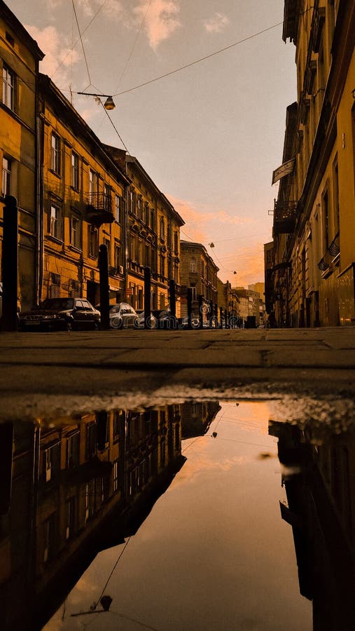 City Center/ Retro Pictures Editorial Photography - Image of reflection ...