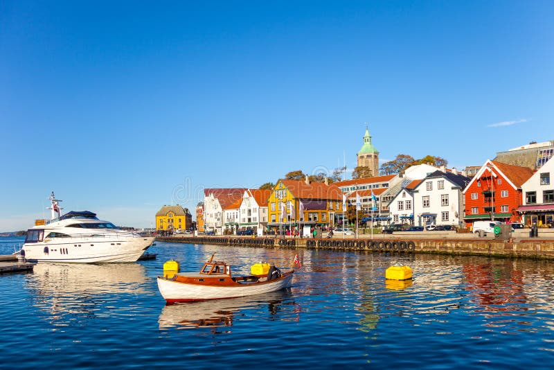 City centre of Stavanger stock photo. Image of apartments - 79305276