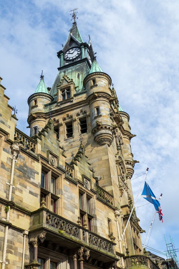 City Chambers in Dunfermline Scotland Stock Image - Image of capital ...