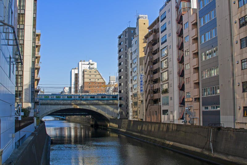 City channel editorial photo. Image of view, landscape - 208050156