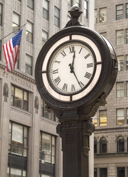 City Clock stock image. Image of travel, street, classic - 119209