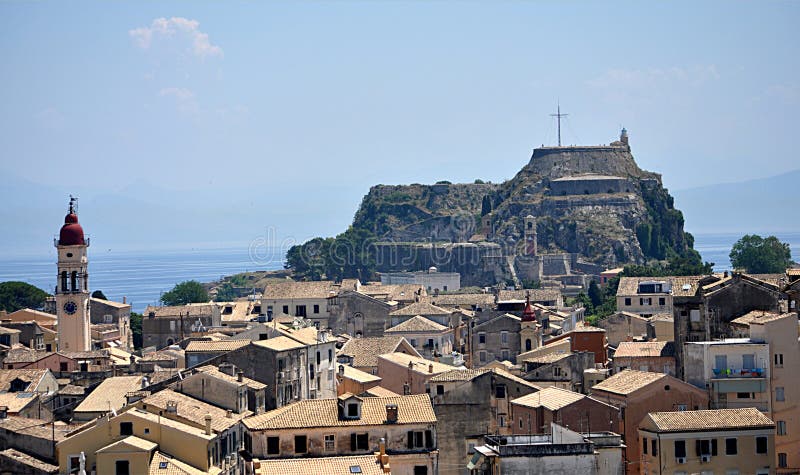 City Corfu , Greece, Europe Stock Image - Image of concrete, europe ...