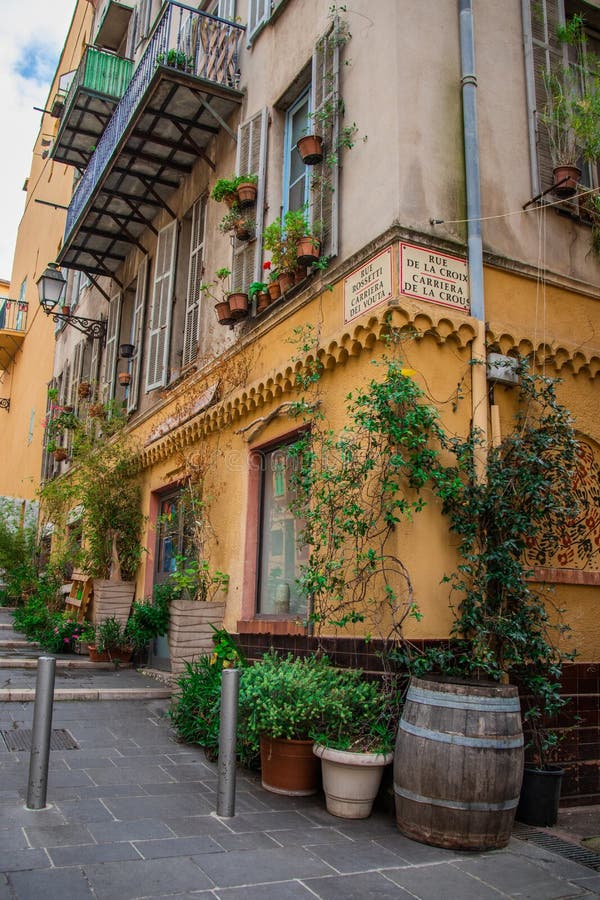 Nice Corner House of Art Nouveau Architecture Style Editorial Stock ...