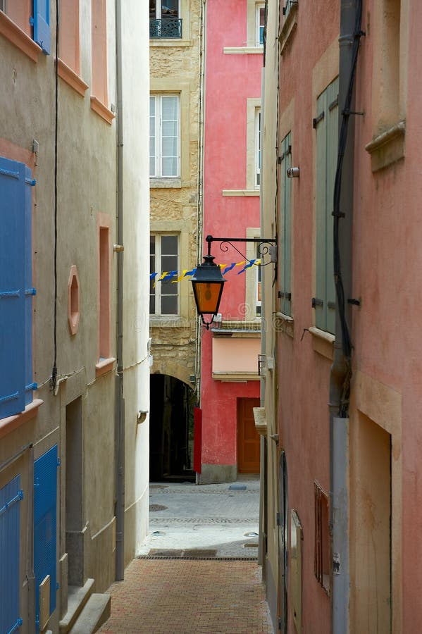 Provence back-alley stock image. Image of monaco, medieval - 1473387