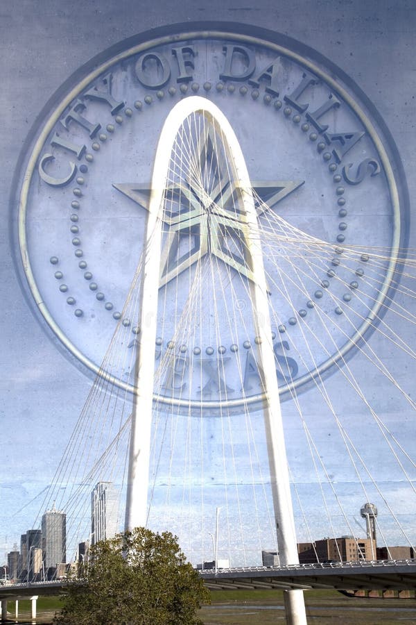 City of Dallas TX Sign and City Hall Stock Image - Image of dallas ...