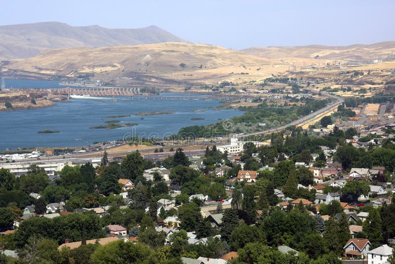City Of The Dalles Oregon Stock Photography - Image: 11340122