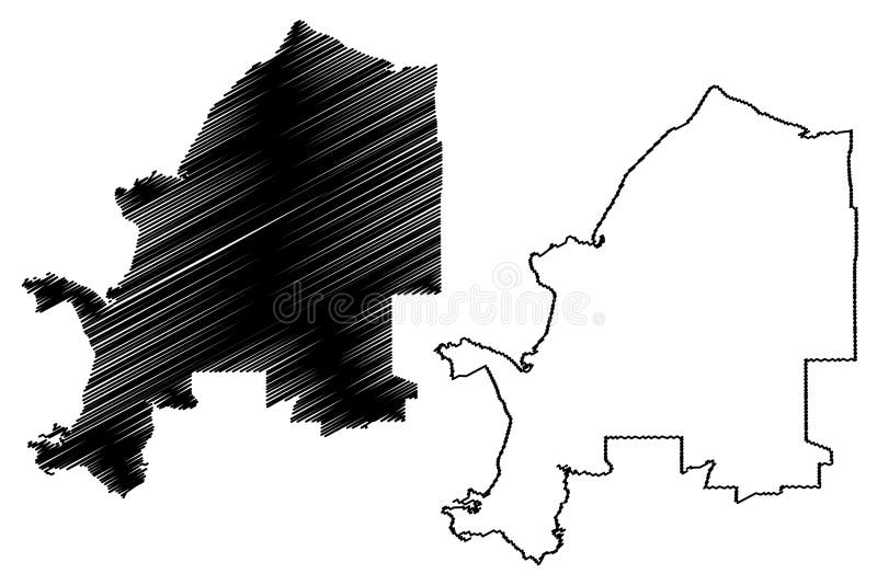 City of Darwin (Commonwealth of Australia, Northern Territory, NT) Map ...