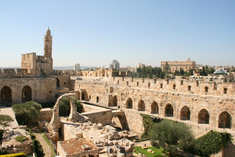 City of the King David, Jerusalem, Israel. Stock Image - Image of ...