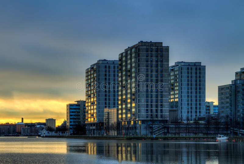 Limerick city sunset stock image. Image of limerick, evening - 21512851