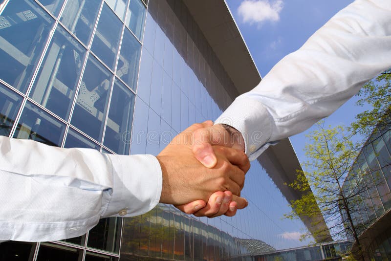 City deal - Stock Image stock photo. Image of hand, agreement - 41984476