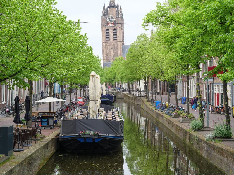The City of Delft in the Netherlands Editorial Stock Photo - Image of ...