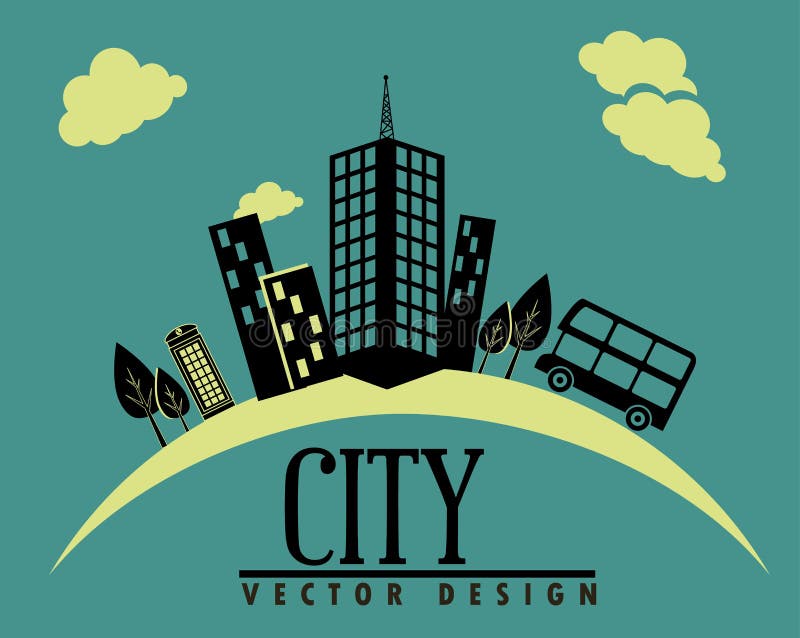 City design stock vector. Illustration of architecture - 35367939