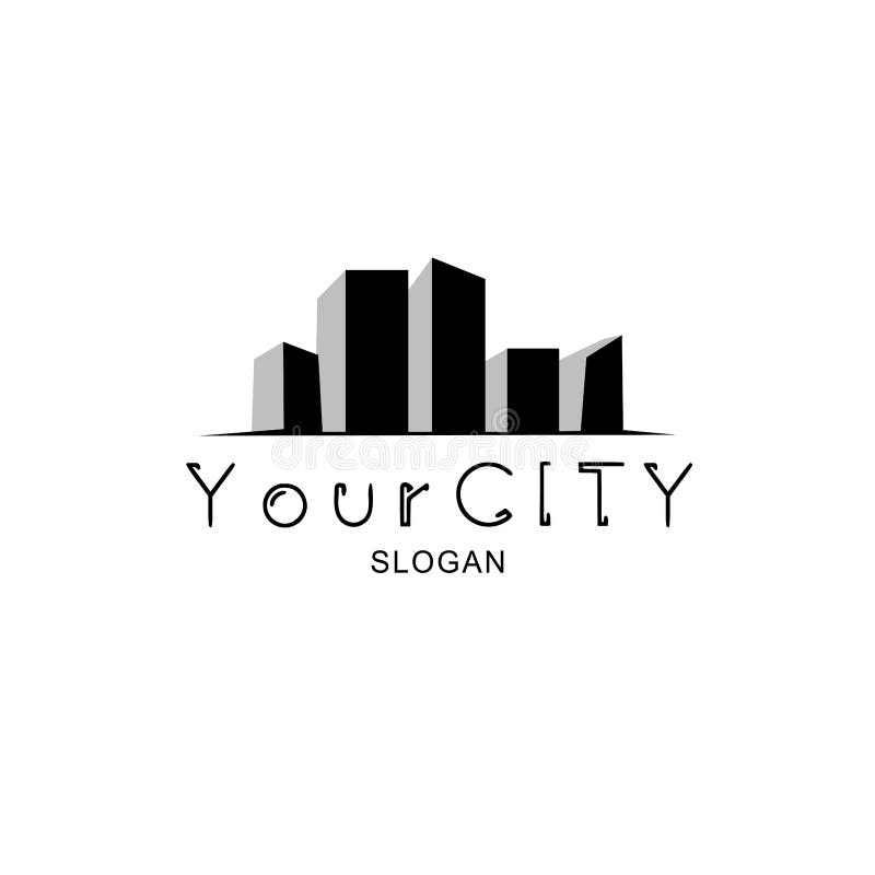 City Design Vector Template. Vector Design. Simple Vector Design Stock ...