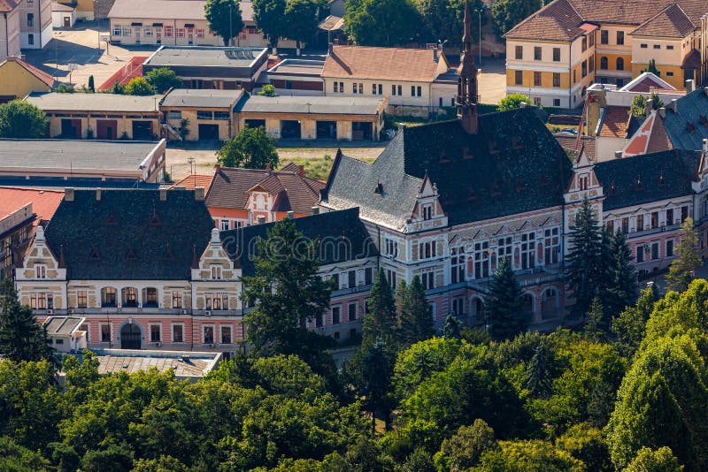 City of Deva in Romania stock image. Image of romania - 229548977