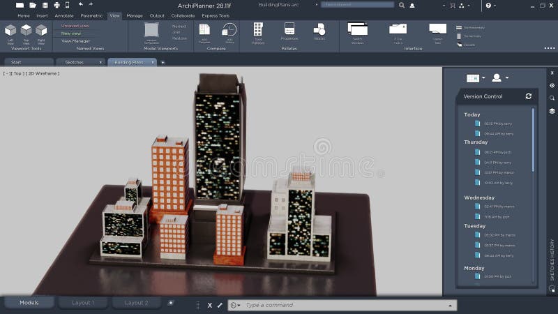 City Development Construction Stages on CAD HUD Web App User Interface ...