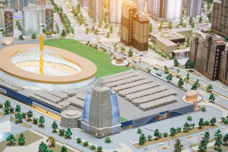 City Development Plan from a Construction Company Exhibition Layout of ...