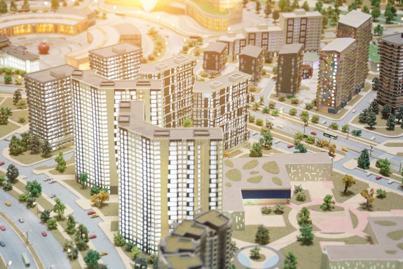 City Development Plan from a Construction Company Exhibition Layout of ...