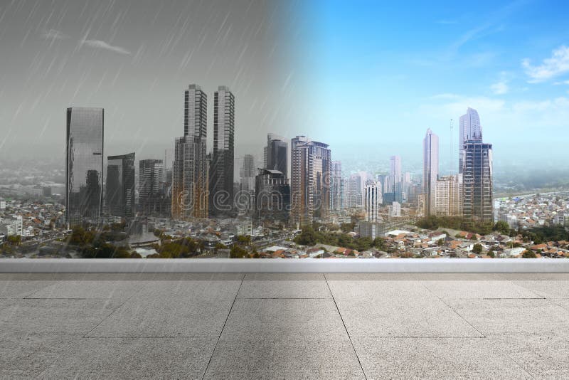 The City with a Different Climate Stock Photo - Image of bright ...