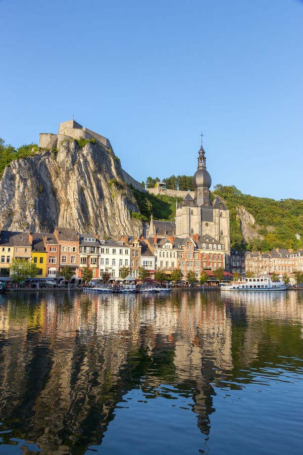 Dinant Belgium stock image. Image of panorama, dinant - 44614689