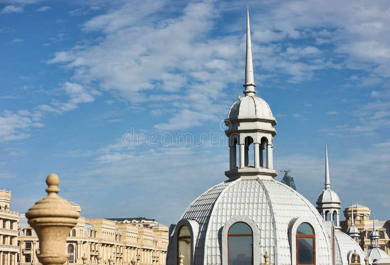 City with domed buildings stock photo. Image of roof - 86231736