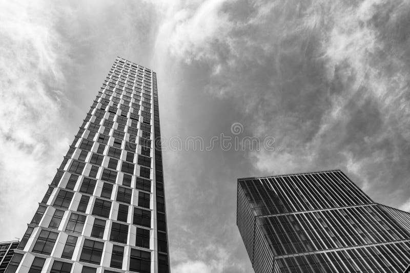 City Downtown with Skyscraper. Metropolis Architecture. Skyscraper ...