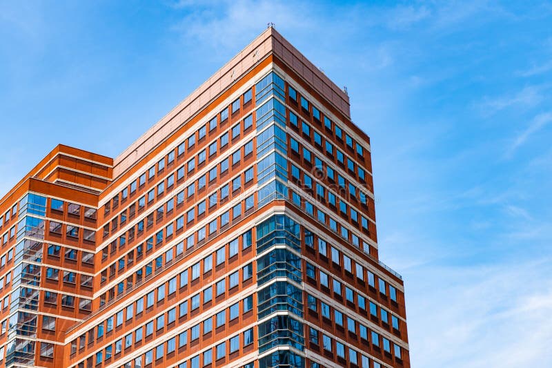 City Downtown with Skyscraper. Office Building Exterior. Skyscraper ...
