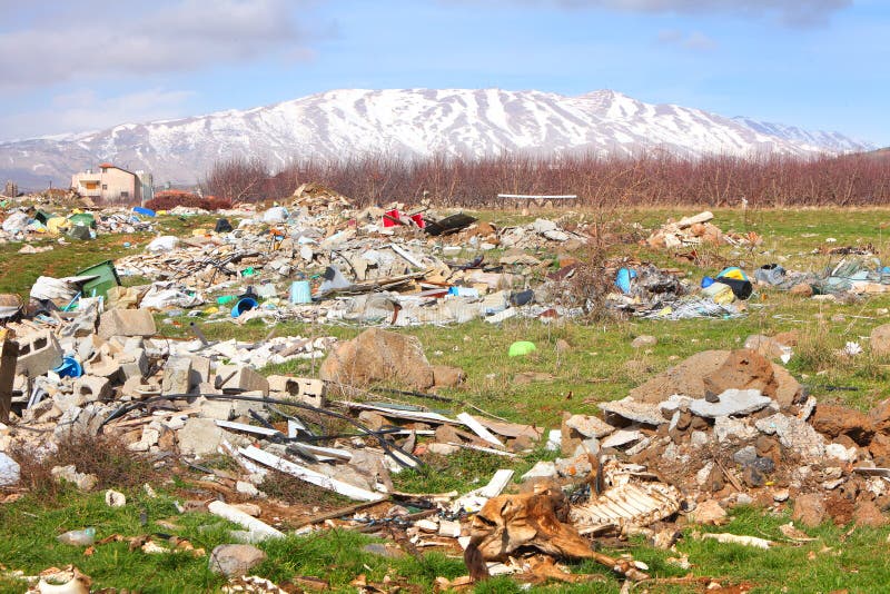 Garbage Land stock photo. Image of bags, wasteful, gross - 12338100