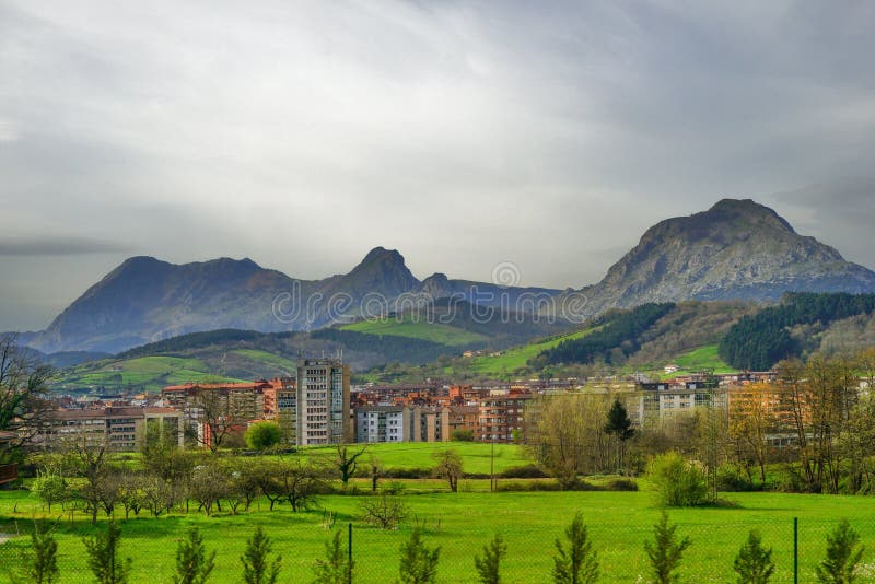 City of Durango stock photo. Image of urkiola, clouds - 67701434