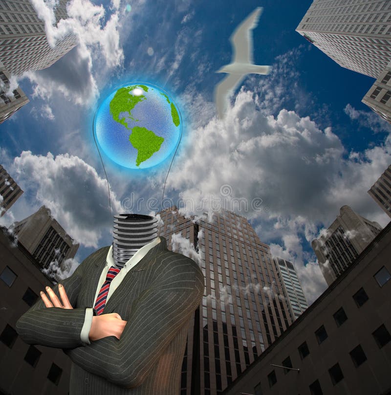 City Earth Idea stock illustration. Illustration of glass - 21109137
