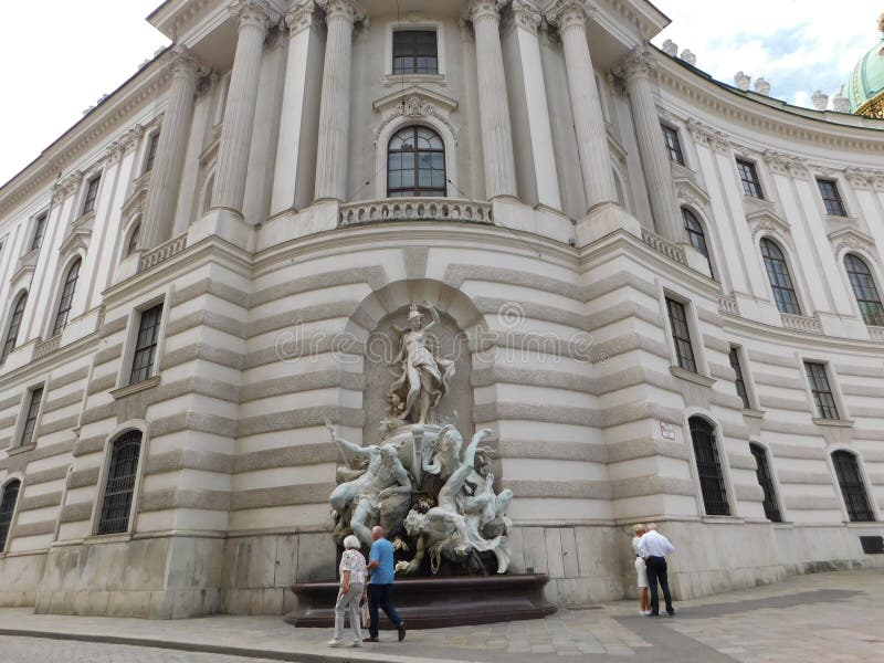 City Europe Vienna Square Monuments Cathedral Editorial Photography ...