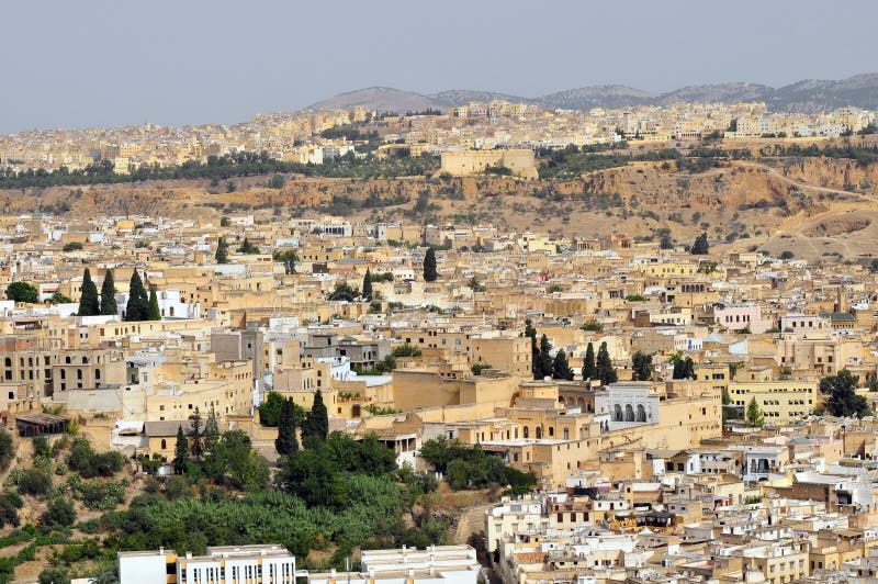 Fes, Morocco stock image. Image of moroccan, architecture - 4742061