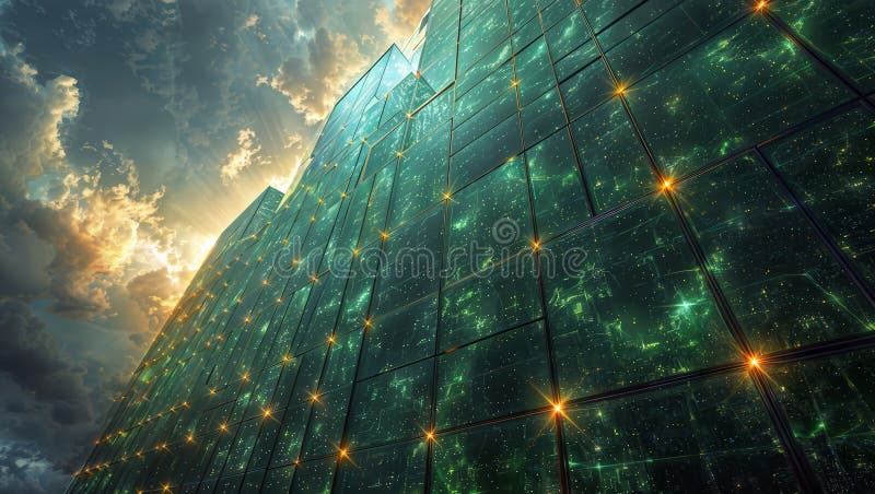 City of the Future: Virtual World, Endless Data, Generative Ai Stock ...