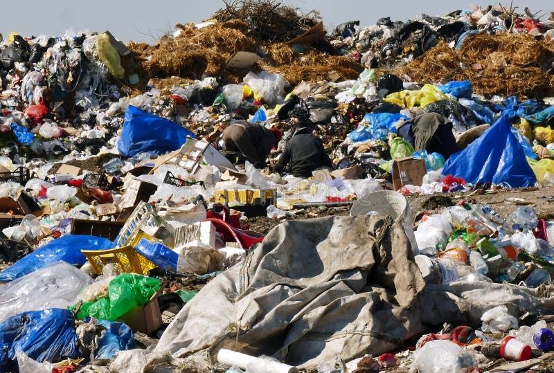 City Garbage Dump stock image. Image of dump, damage - 338350377