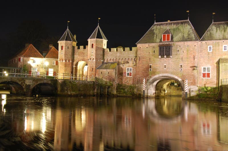 City gate stock photo. Image of entrance, wall, netherlands - 8790626